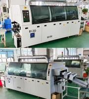 China Solder Pot AC220V 410kg Wave Soldering Machine 750mm Conveyor RF-350A for sale