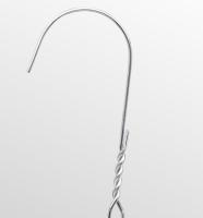 China Sturdy Galvanized Wire Clothes Hanger Set For Ample Clothing Storage for sale