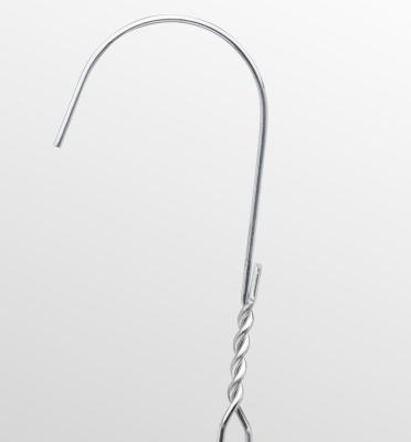 China Sturdy Galvanized Wire Clothes Hanger Set For Ample Clothing Storage for sale