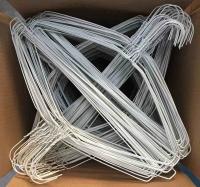 China Rust Resistant And Sturdy Laundry Wire Hanger 18inch / 46cm For Long Lasting for sale