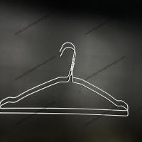 China Functional Blue Laundry Wire Hanger with Foam Guard 14.5 Guage for sale