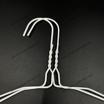 China PVC Coated Metal Laundry Hanger 20g Per Pcs For Rust-Resistant Drying for sale