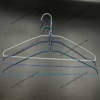 China 1.9mm Diameter Dry Cleaner Wire Hangers Low Carbon Steel + Powder Coating for sale