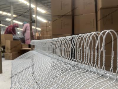 China 21g Per Pcs Dry Cleaning Wire Hangers Ultimate Solution For Hanging Clothes for sale