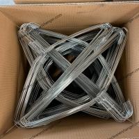 China 2.2mm Wire Hangers For Clothes durable material Electro galvanized wire pants hangers for sale