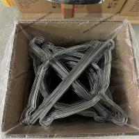 China 1.9/2.3mm Electro Galvanized Steel Silver Round Hook Metallic Wire Hangers for sale