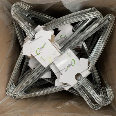 China Smooth Surface Wire Hangers Bulk 16 inch  For Professional Dry Cleaners for sale