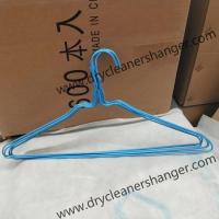 China Colorfull Plastic Coated Coat Hangers for sale