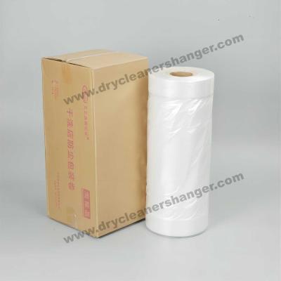 China Custom Gauge Dry Cleaner Garment Bags OEM Dry Cleaners Plastic Clothes Covers for sale