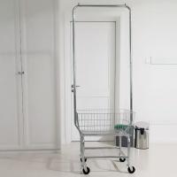 China 2 1/4  Laundry Basket Carts Rolling Laundry Basket Large Capacity for sale