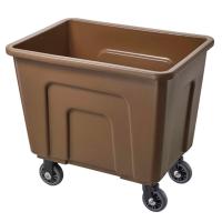 China 10 Bushel Laundry Trolley On Wheels Guest Room industrial laundry cart for sale