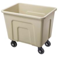 China 10 Bushel Poly Laundry Basket Carts Plastic Material Customized Commercial for sale