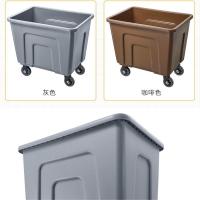 China Commercial Grade Laundry Basket Carts Poly  Washing Basket Trolley for sale