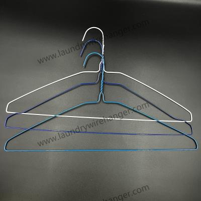 China 21g Per Pcs Wire Hanger For Dry Cleaning / Laundry Hanger Wire for sale