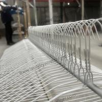 China Customized Diameter  Laundry Wire Hanger In White For Dry Cleaner for sale