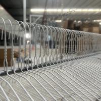 China 2.3mm Diameter Low Carbon Steel Dry Cleaner Wire Hangers for sale