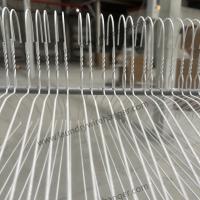 China 1.9 Mm White Laundry Wire Hanger In Customized Diameter for sale