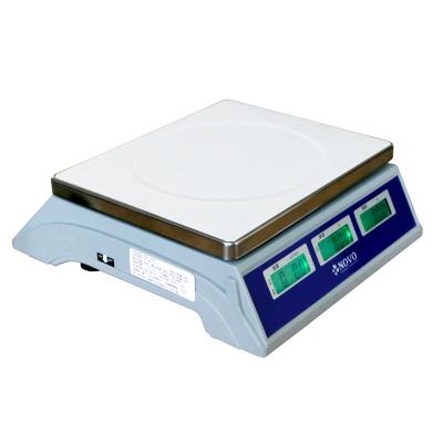 China NOVO digital pricing scale ACS APD LCD display 30kg stainless steel pan for sale