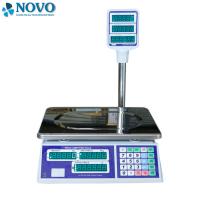 China Tare Function Digital Pricing Scale 350 Mm Pan APD-J08 Dual Side LED Display for sale