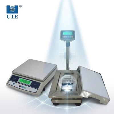 China Crane Digital Weighing Scale 1000kg Hanging Hook LCD Remote Control Alloy Body for sale