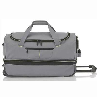 China Durable Foldable Expandable Wheeled Duffle Travel Bag Large Capacity for sale
