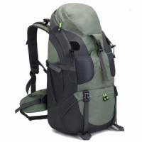 China Custom 50l Water Resistant Outdoor Sports Bag Travel Climbing Hiking Backpack for sale