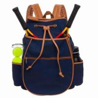 China Fashion Polyester Outdoor Tennis Racket Sports Backpack With Drawstring for sale