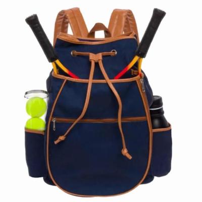 China Fashion Polyester Outdoor Tennis Racket Sports Backpack With Drawstring for sale