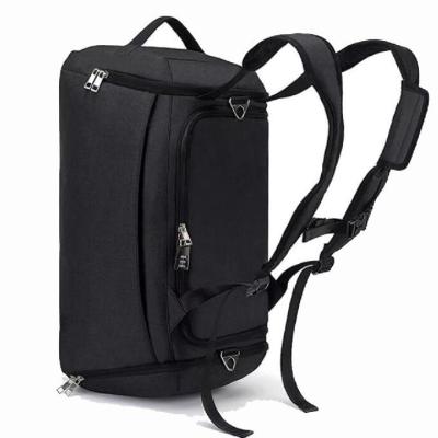 China Large Capacity Custom Logo Travel Waterproof Gym Bag With Shoe Compartment for sale