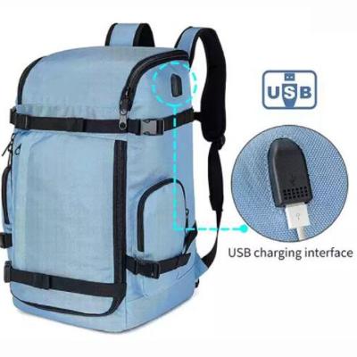 China 50l Large Capacity Padded Ski Travel Backpack Snowboard Boot Bag Water Resistant for sale