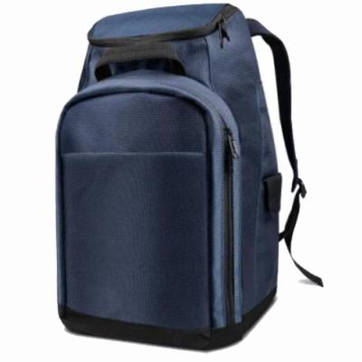 China Super Capacity Waterproof Ski Backpack With Ski Boot And Helmet Compartment for sale