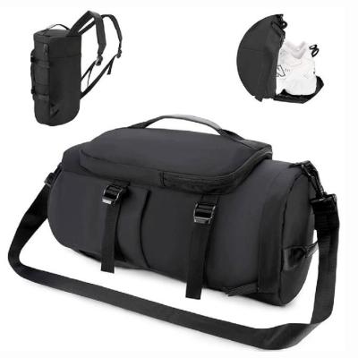 China Unisex Waterproof Travel 4 In 1 Sports Gym Bag With Wet Pocket Shoes Compartment for sale