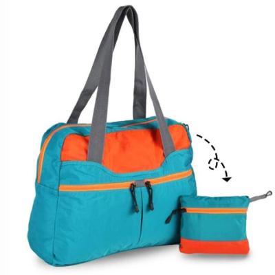 China Tear Resistant Lightweight Multipurpose Foldable Womens Travel Tote Duffle Bag for sale