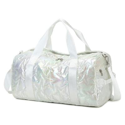 China Outdoor Large Capacity Lady Gym Bags Customized Logo Waterproof Travel Duffle Bag for sale