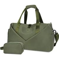 China Gym Duffel Bag With Wet Pocket Shoes Compartment Portable Overnight Weekender Bag for sale