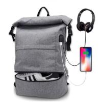 China Custom Outdoor Waterproof Duffel Backpack Large Pocket Roll Top Sport Backpack for sale