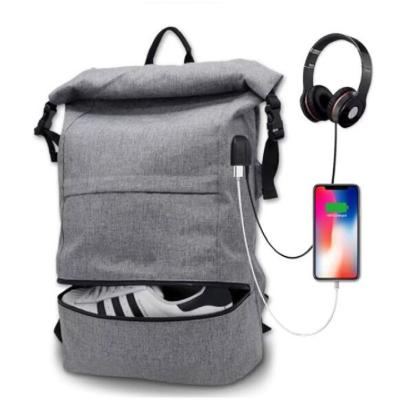 China Custom Outdoor Waterproof Duffel Backpack Large Pocket Roll Top Sport Backpack for sale