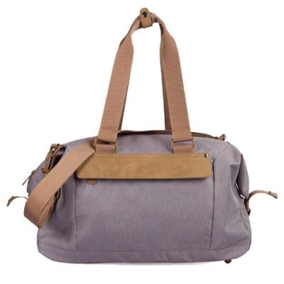 China Gray Color Waterproof Duffel Bag / Lightweight Travel Bag Customized Logo for sale