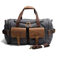 China Non - Toxic Custom Canvas Bags / Portable Travel Bag Long Service Life for sale