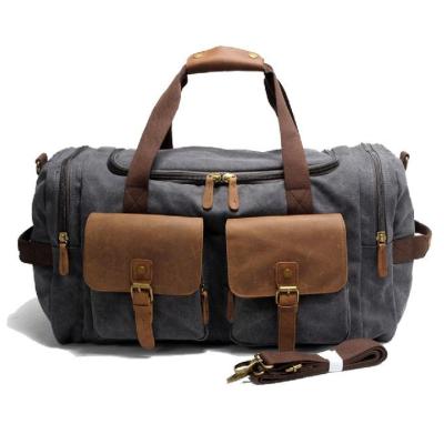 China Non - Toxic Custom Canvas Bags / Portable Travel Bag Long Service Life for sale