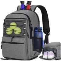 China Versatile Tennis Racket Bags Holds 2 Rackets With Insulated Pocket Ventilated Shoe Compartment for sale