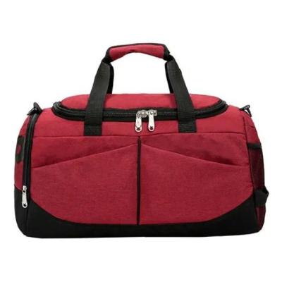 China Custom Fitness Travel Duffle Bag Waterproof Nylon Sports Gym Duffel Bag for sale