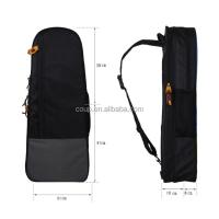 China 30L Black Nylon Sports Bag with Padded Straps & Reflective Strips for sale
