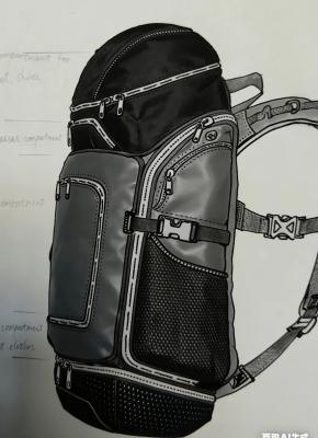 China Lightweight Nylon Sports Gym Bag with Mesh Back Panel For Breathability and Zipper Closure for sale