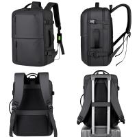China Waterproof Oxford Laptop Backpack LD2631 Custom Logo 15.6 Inch Business Travel Daypack for sale