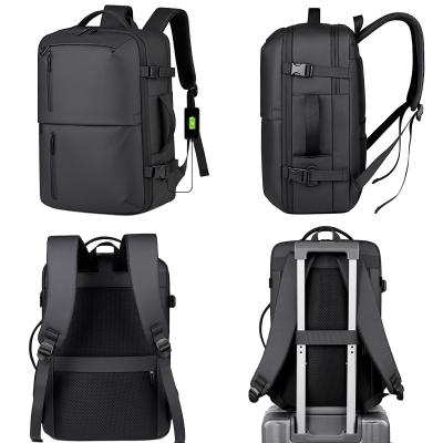 China Waterproof Oxford Laptop Backpack LD2631 Custom Logo 15.6 Inch Business Travel Daypack for sale
