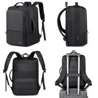 China Multi-Compartment Oxford Laptop Backpack LD2501 15.6 Inch Expandable Commuter Bag for sale