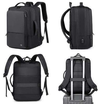 China Multi-Compartment Oxford Laptop Backpack LD2501 15.6 Inch Expandable Commuter Bag for sale