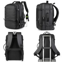 China Large-Capacity Oxford Laptop Backpack LD9903 15.6 Inch Expandable Travel Daypack Custom Logo for sale