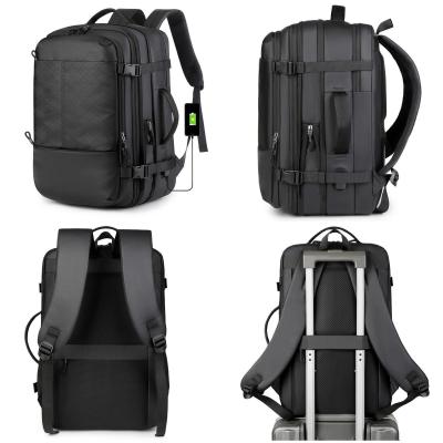 China Large-Capacity Oxford Laptop Backpack LD9903 15.6 Inch Expandable Travel Daypack Custom Logo for sale